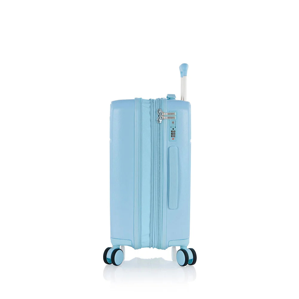 HEYS PASTEL 8Wheel,Hard Trolley,TSA, Expandable, S-53cm(BLUE ...